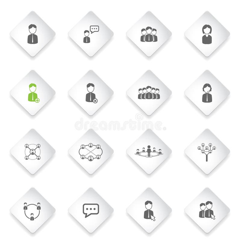Community simply icons stock vector. Illustration of circle - 66722853