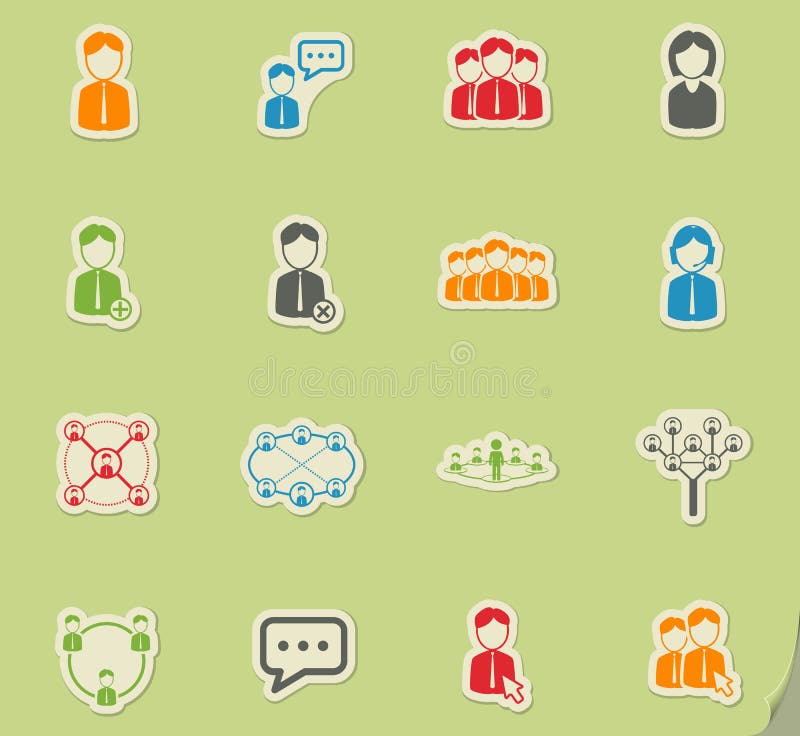 Community simply icons stock illustration. Illustration of circle ...