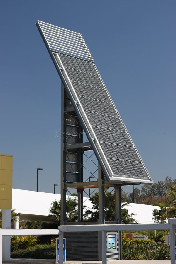 Community Solar Energy Station Stock Image - Image of generating ...