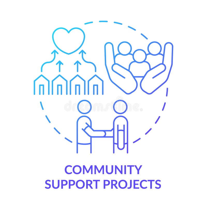 Community Support Line Drawing Stock Illustrations – 1,369 Community ...