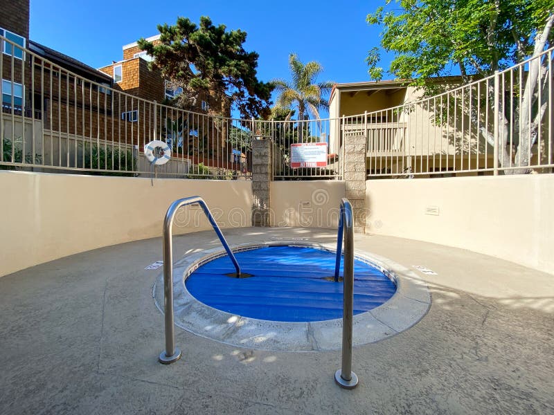Community Swimming Pool and Jacuzzi Inside Typical Private Condo ...