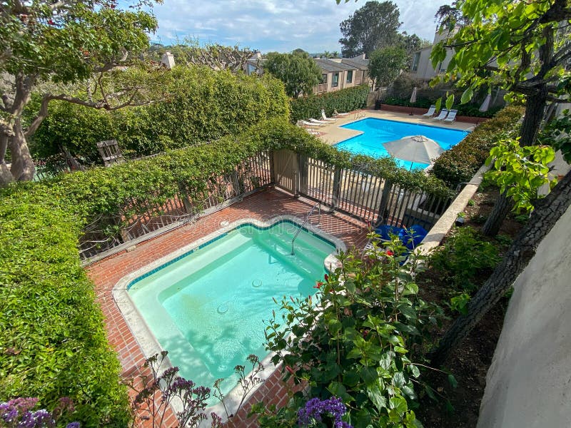 Community Swimming Pool and Jacuzzi Inside Typical Private Condo ...