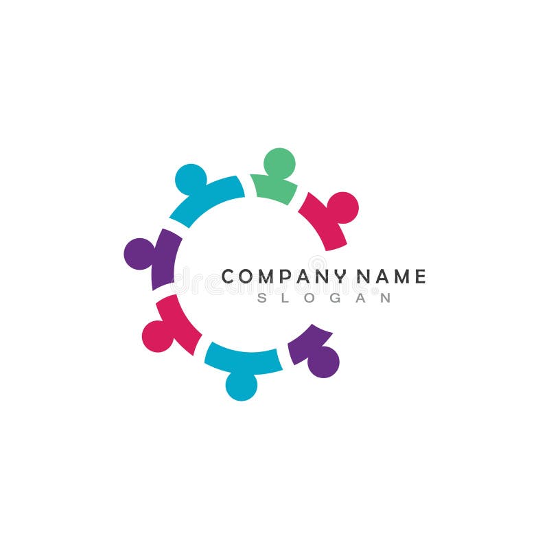 Community Symbol Vector Icon Illustration. Stock Vector - Illustration ...