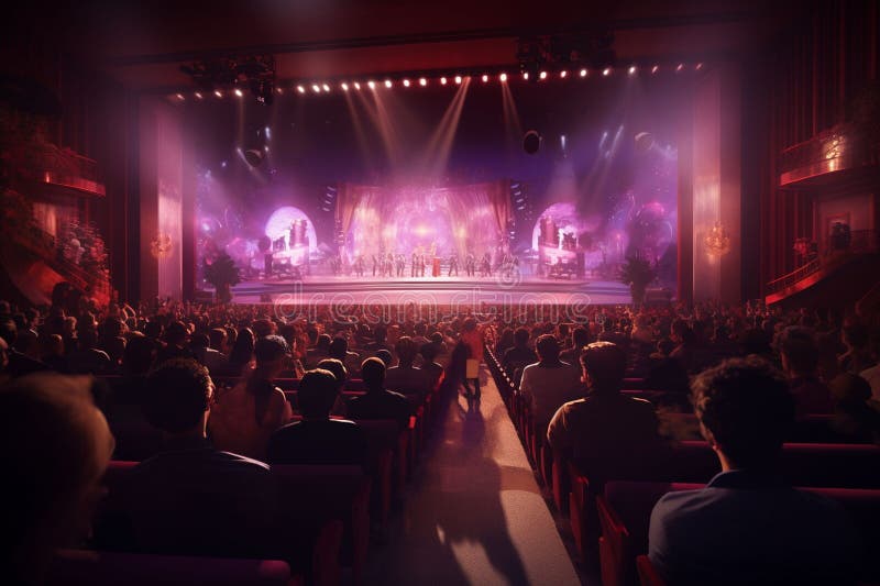 Community Theater Production Engaging Local Stock Illustration ...