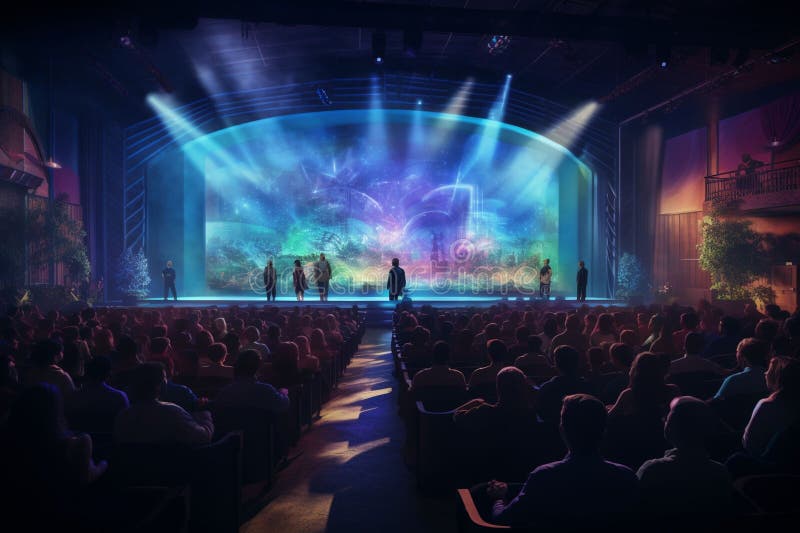 Community Theater Production Engaging Local Stock Illustration ...