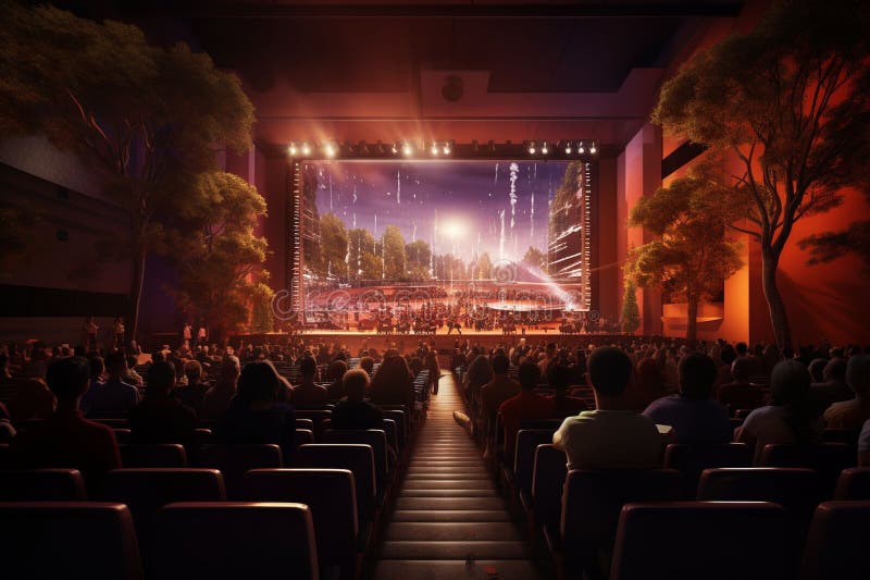 Community Theater Production Engaging Local Stock Illustration ...