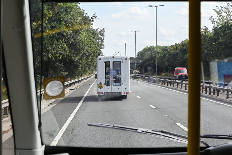 Community Transport Coach To Clacton on Sea Editorial Photography ...