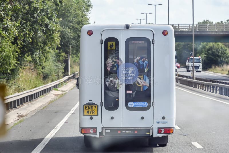 Community Transport Coach To Clacton on Sea Editorial Photo - Image of ...
