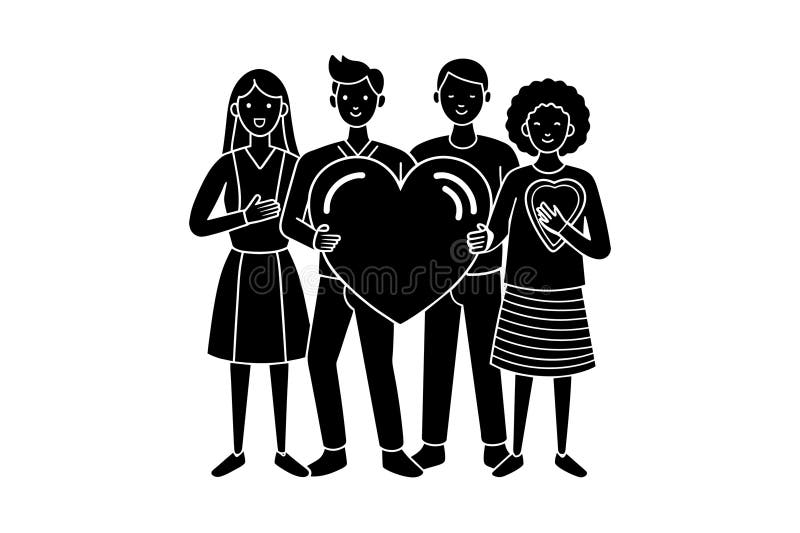 Community Unity through Organ Donation Vector Stock Vector ...