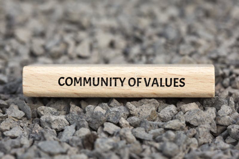 COMMUNITY of VALUES - Image with Words Associated with the Topic ...