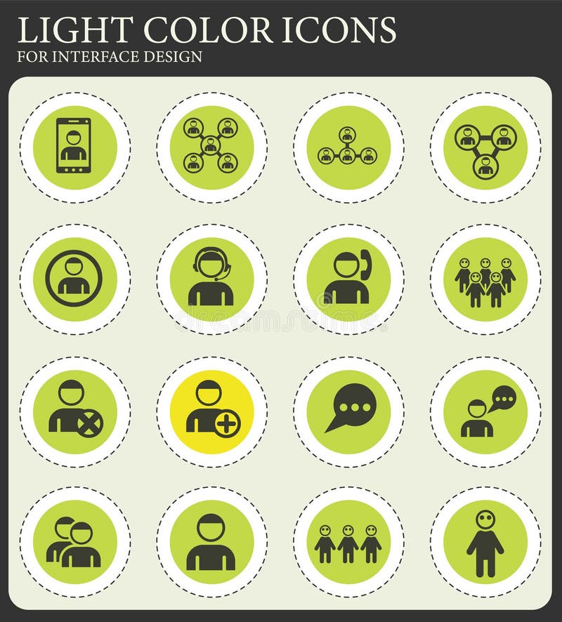 Community icon set stock vector. Illustration of happiness - 154301072
