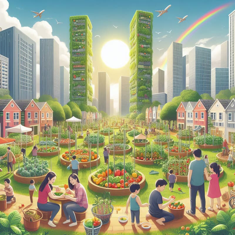 Community Vertical Gardens Shared Vertical Gardens Where Stock ...