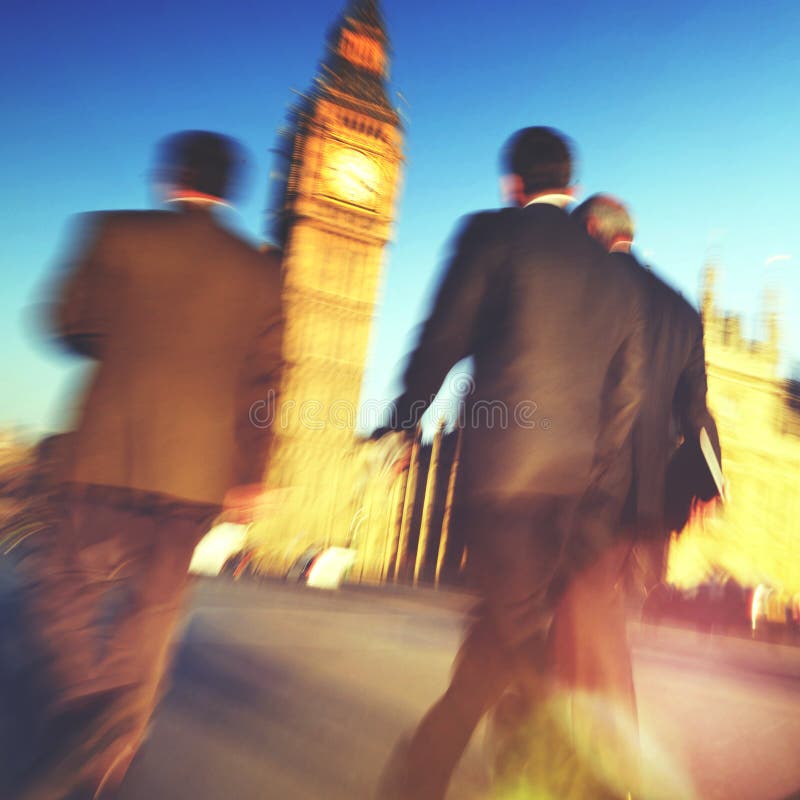 Commuter Business People Commuter Crowd Walking Concept Stock Photo ...