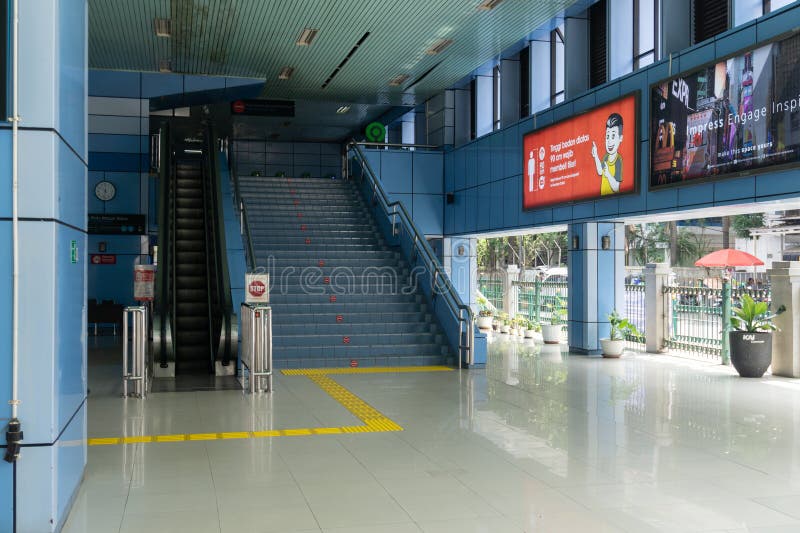 Commuter Line Jakarta Station, Juanda Station Jakarta Editorial Image ...