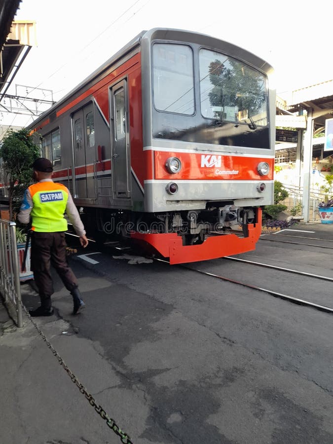 Commuter Line Train for Jakarta City Editorial Photography - Image of ...