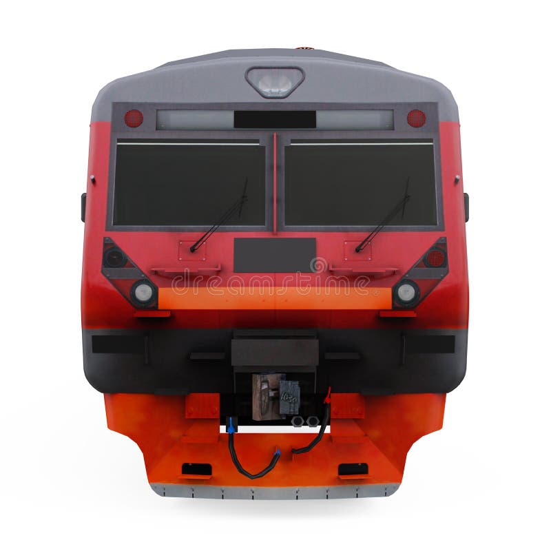 Commuter Train Isolated stock illustration. Illustration of commuter ...