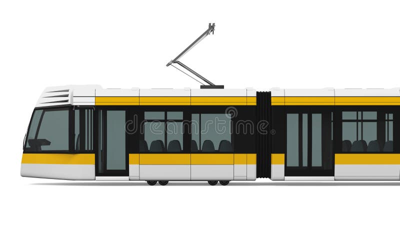 Commuter Train Isolated stock illustration. Illustration of commuter ...