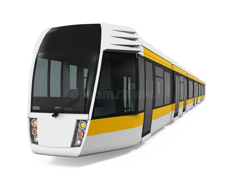 Commuter Train stock illustration. Illustration of streetcar - 82513628