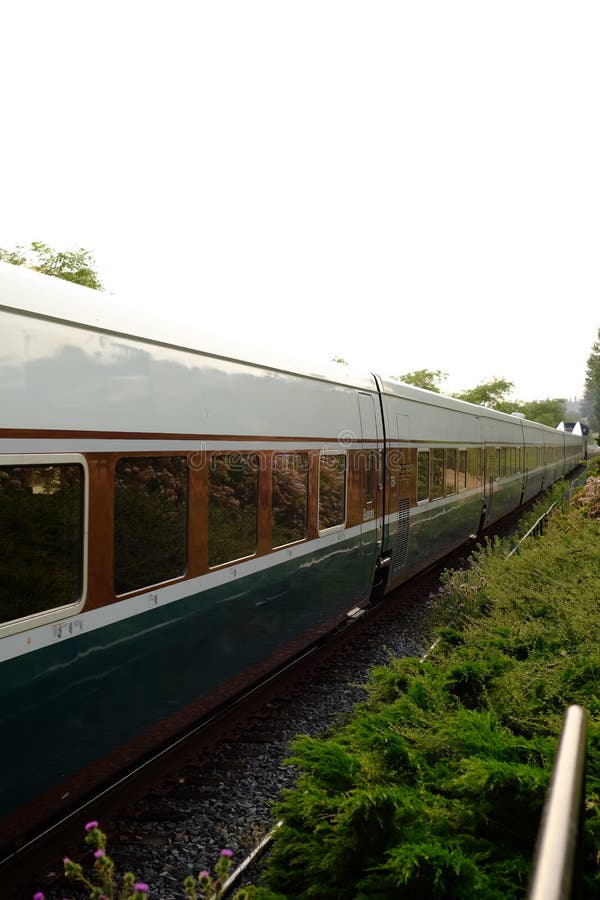 Commuter train stock photo. Image of track, railway, amtrack - 56587930