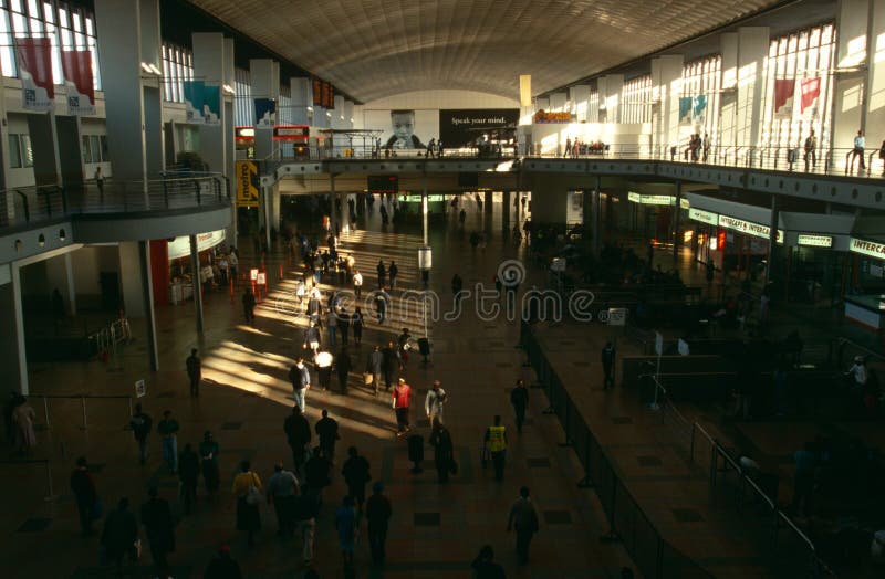 Commuters at a Johannesburg Station Editorial Stock Image - Image of ...