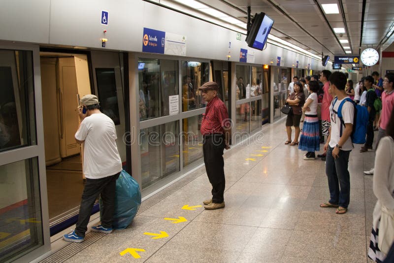 Commuters on Underground Train (indoor) Editorial Stock Image - Image ...