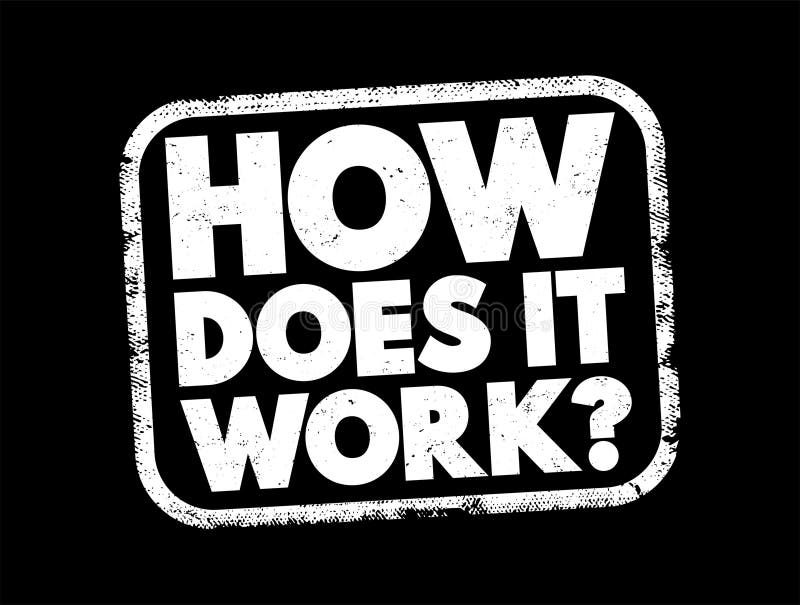 Como Funciona Questionar O Conceito De Carimbo De Texto Ilustração ...