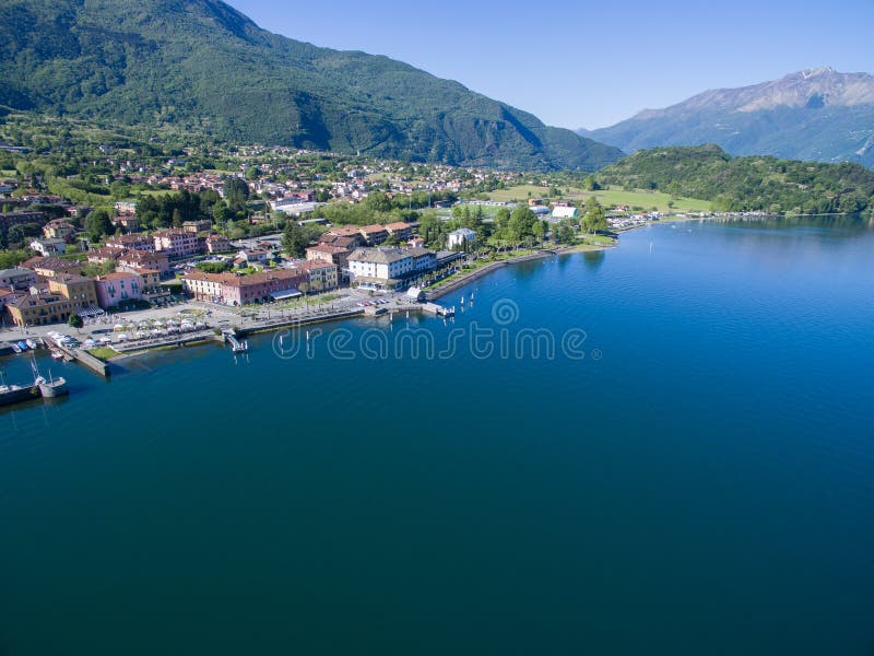 Como Lake it - Colico stock photo. Image of colico, lake - 174572752