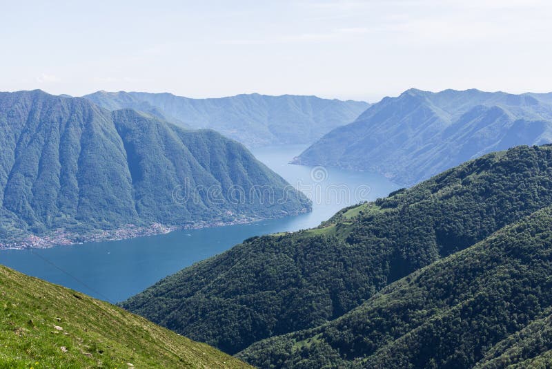 Como Lake landscape stock photo. Image of tree, alpine - 53987666