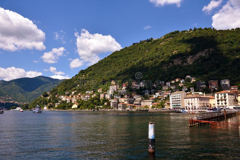 Como Lombardy Italy stock image. Image of lombardy, exterior - 195281671