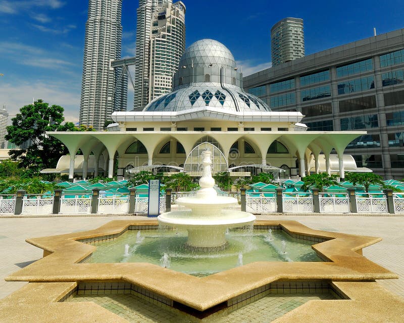 Mesquita Do Asy-Syakirin De Masjid Em Kuala Lumpur Imagem de Stock ...