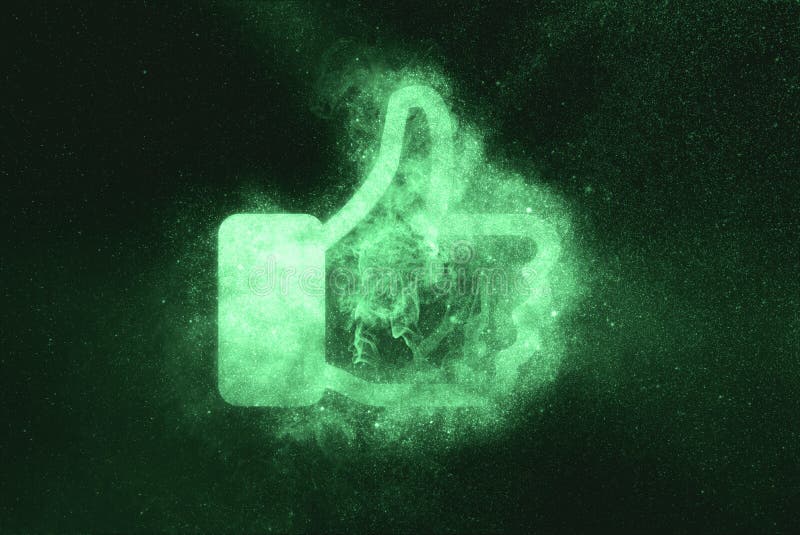 Como O Sinal, Como O Símbolo Símbolo Verde Ilustração Stock ...