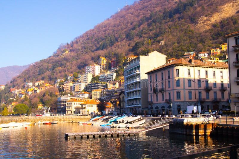 Como See stockfoto. Bild von frontseite, como - 137948884