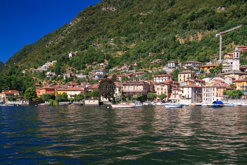 Como See stockbild. Bild von häuser, lieferung, tourist - 48528047