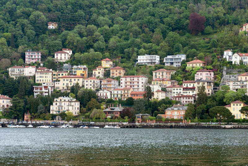 Como town stock photo. Image of holiday, scenery, european - 148742930