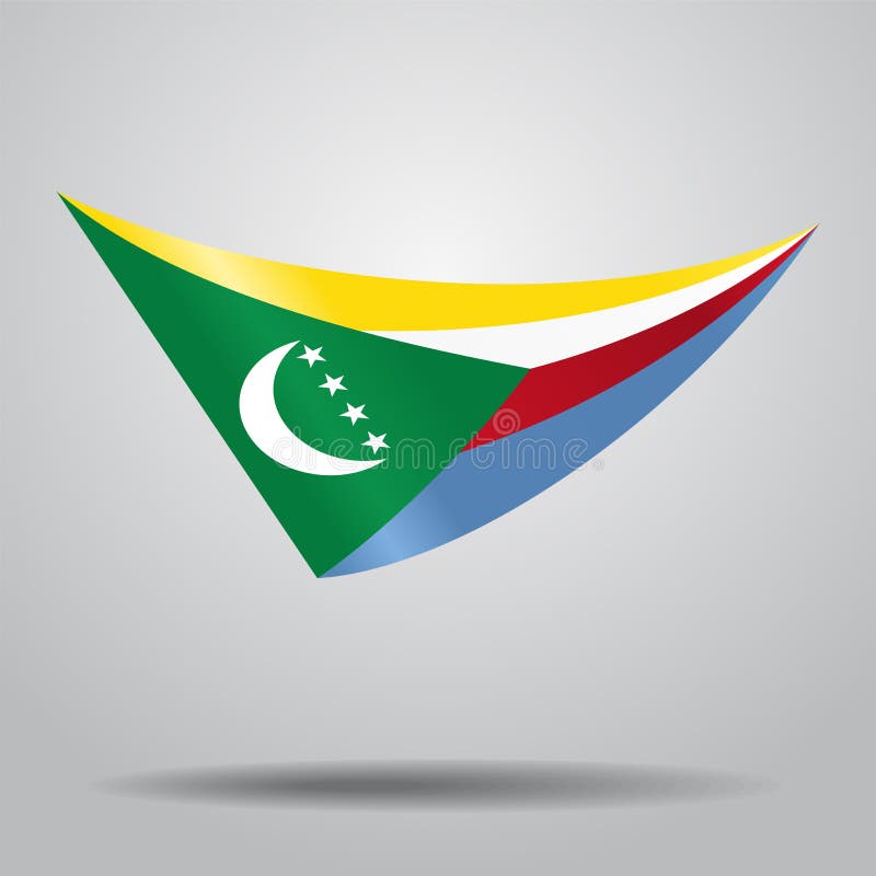 Comoros Flag Background. Vector Illustration. Stock Vector ...