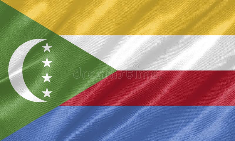 Comoros Flag stock illustration. Illustration of symbol - 137079369