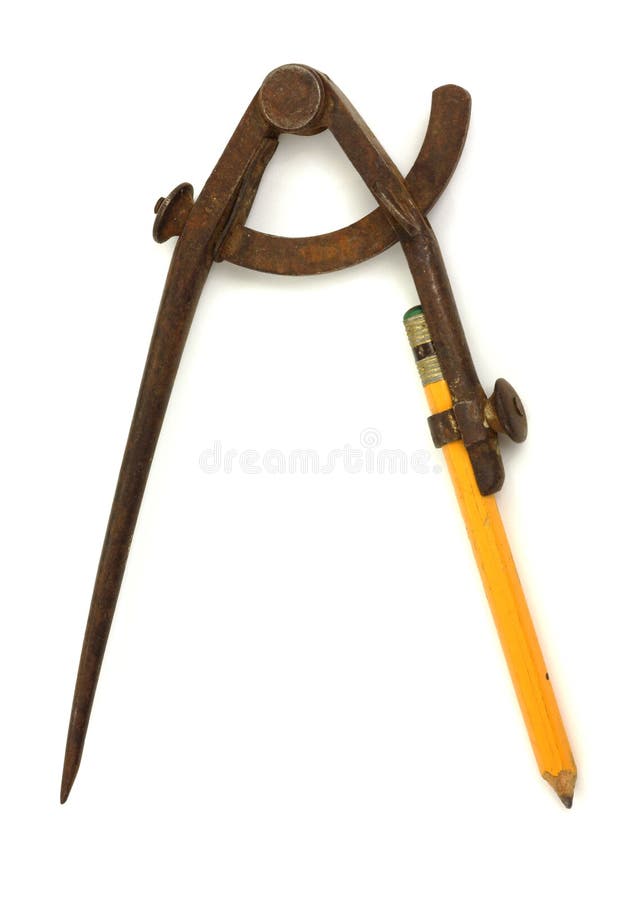 Compás antiguo imagen de archivo. Imagen de vendimia, viejo - 8631167