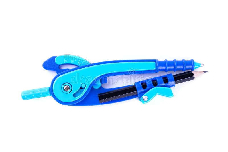 Dispositivo Direccional Del Compás Azul Imagen de archivo - Imagen de ...