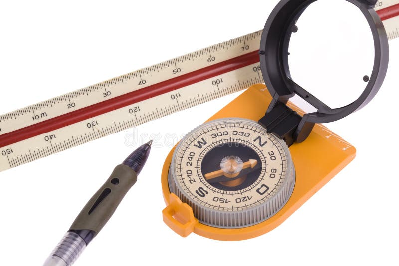 Compás y regla foto de archivo. Imagen de medida, estudio - 11548464