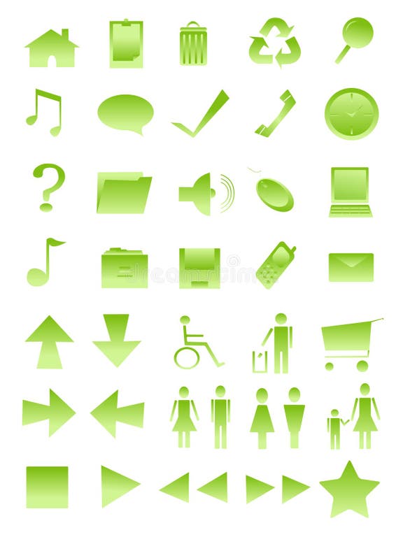 Comp icons stock vector. Illustration of communication - 8573346