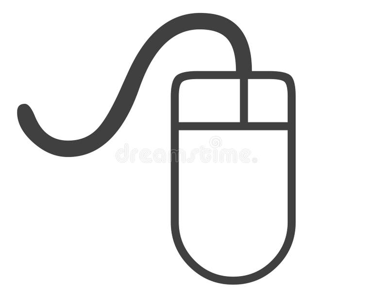 Computer Mouse Symbols Stock Illustrations – 3,424 Computer Mouse ...