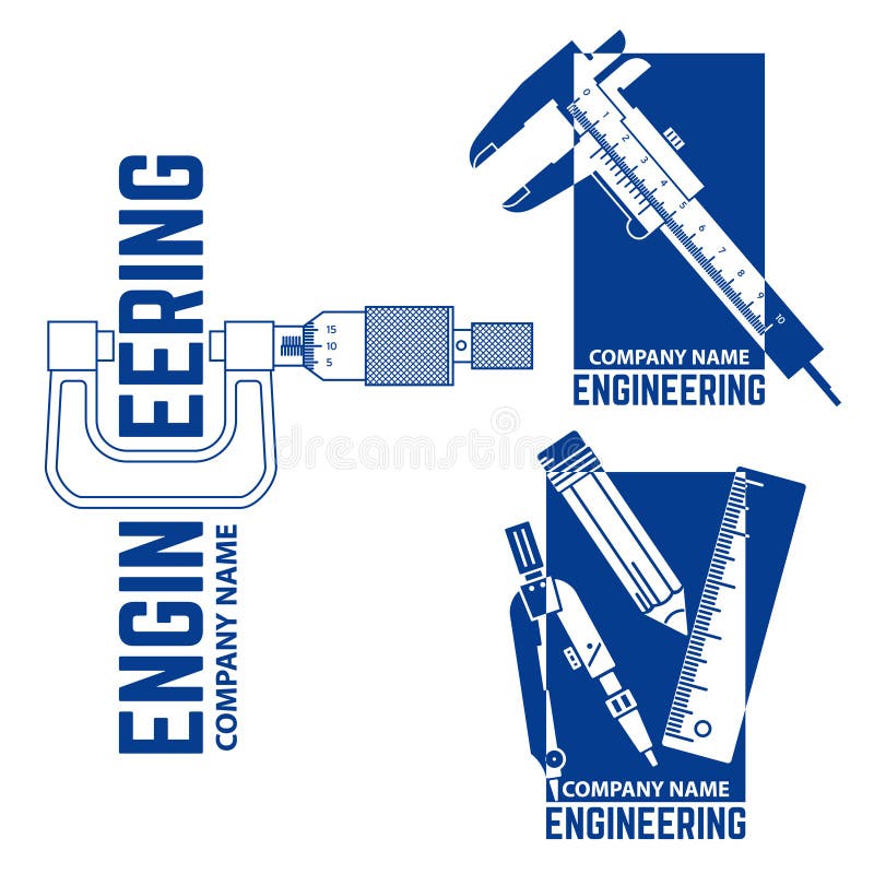 Compañía De Ingeniería Logo Template Ilustración del Vector ...
