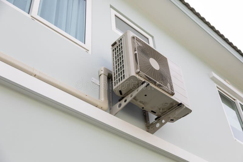 The Compact Air Compressor Unit. Stock Photo - Image of electric ...