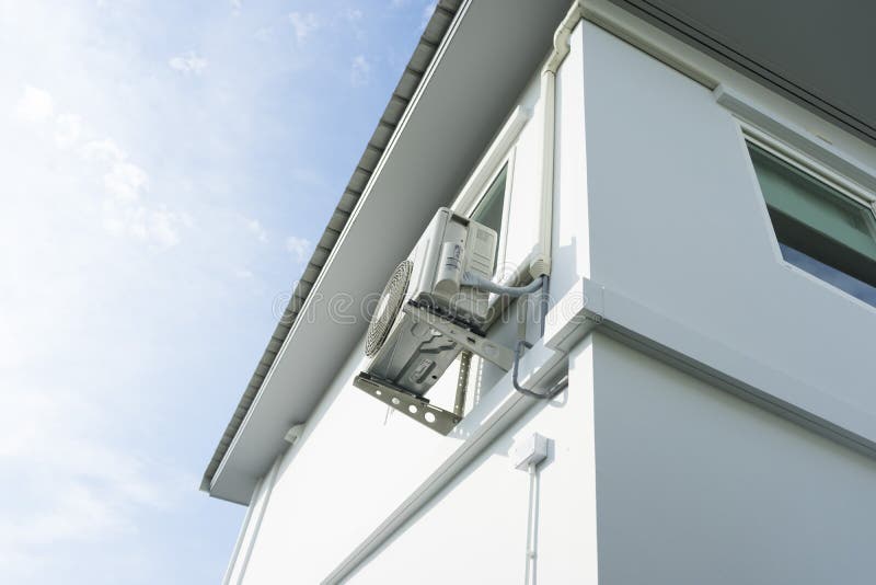 The Compact Air Compressor Unit. Stock Image - Image of hvac, cool ...