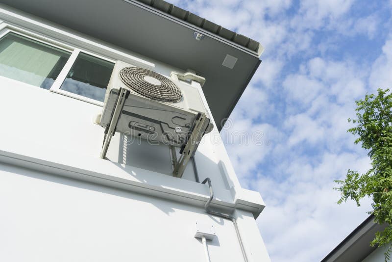 The Compact Air Compressor Unit. Stock Image - Image of duty, electric ...