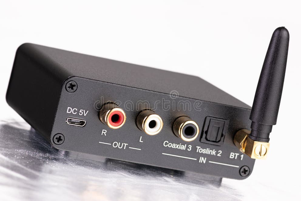 Compact Audio Adapter with Multiple Input and Output Connectivity ...