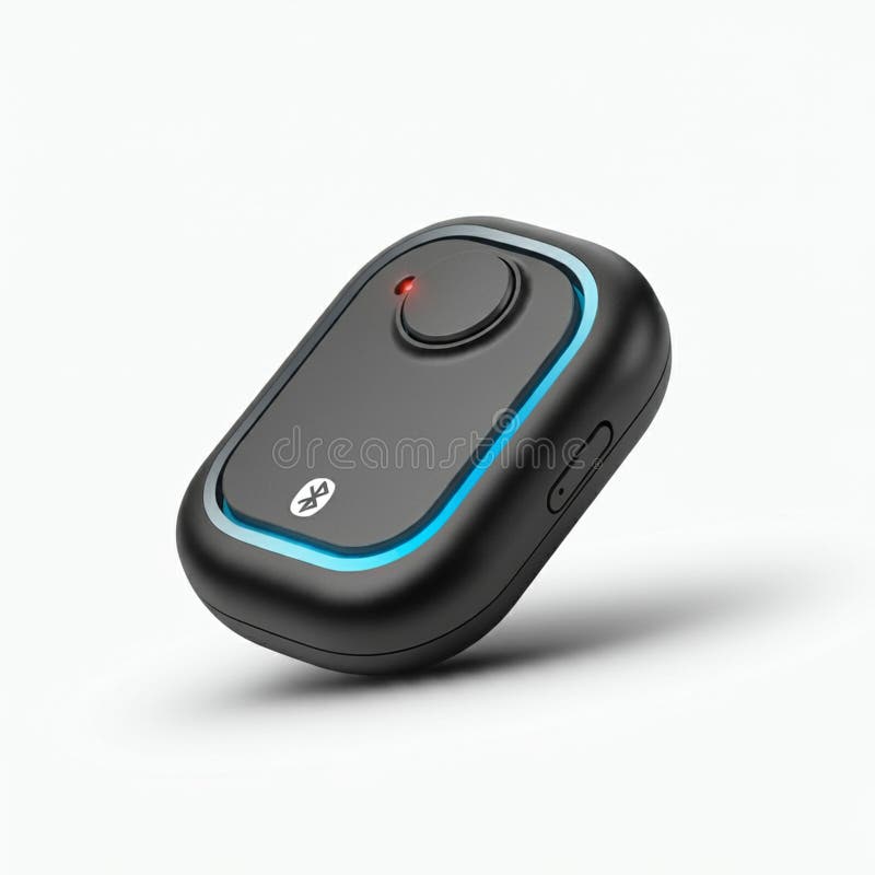 A Compact, Black Electronic Device with a Rounded Rectangular Shape ...