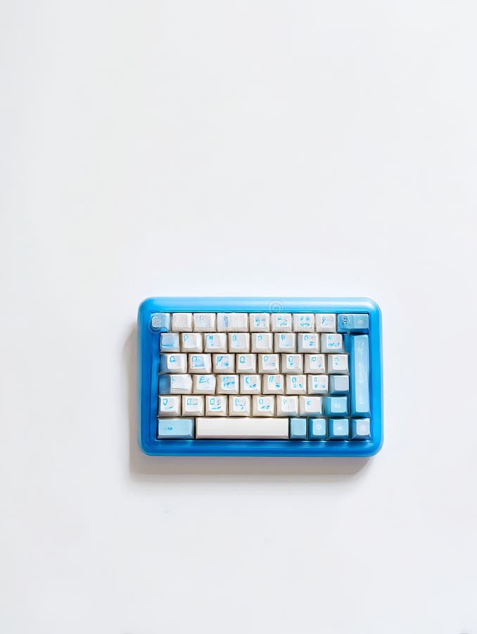 Compact Blue Mechanical Keyboard Stock Illustrations – 126 Compact Blue ...
