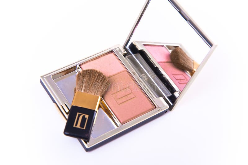 Compact blush stock image. Image of isolated, luxury - 12191369