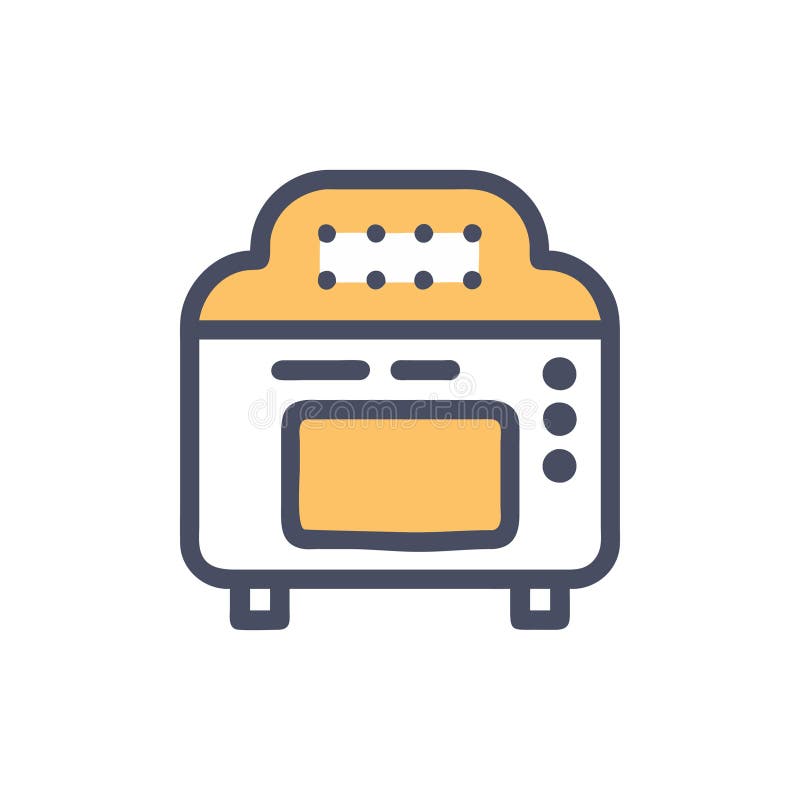 Compact Bread Maker Icon for Easy Use Stock Image - Illustration of ...